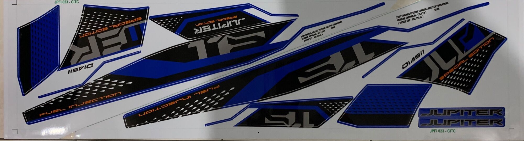 Yamaha srl 115 /lagenda 115 fi Jupiter fi 115 body sticker(23) (ready ...