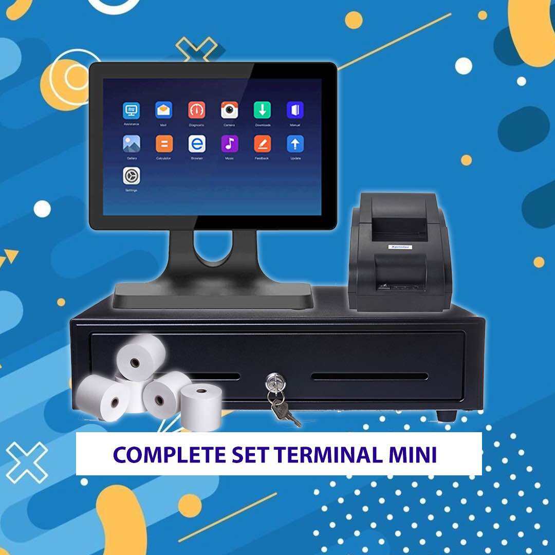 Mesin Cashier Digital Loyverse Pos System iMin | Lazada