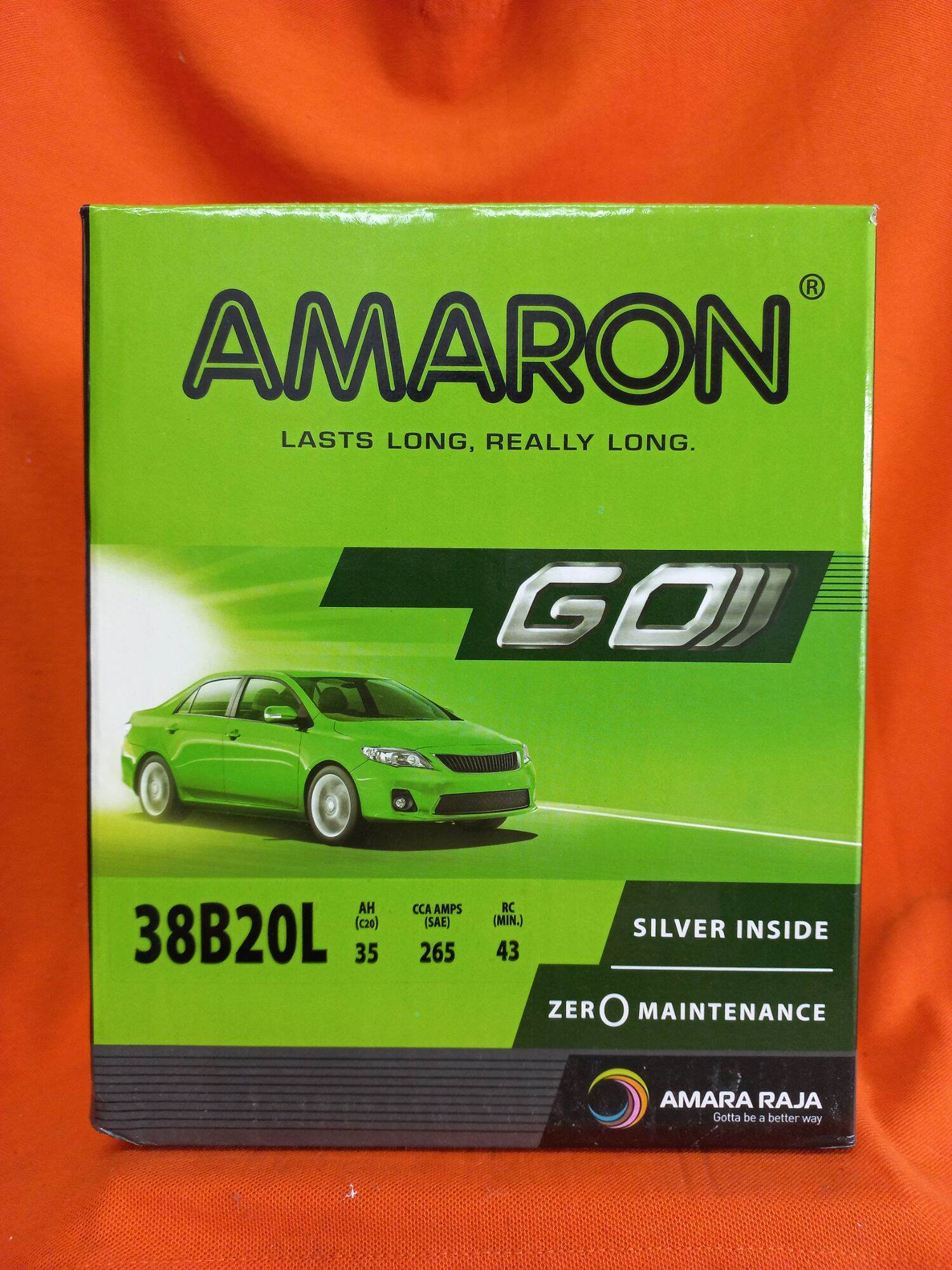 NS40ZL (38B20L) AMARON GO MF CAR BATTERY | Lazada