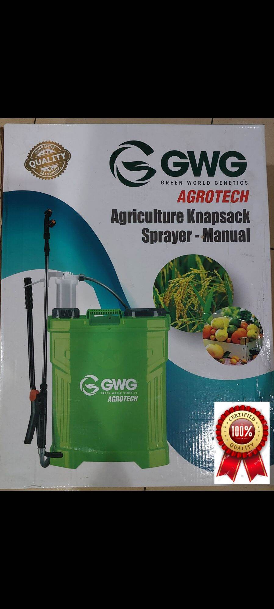 GWG AGRICULTURE KNAPSACK SPRAYER-MANUAL 20L | Lazada