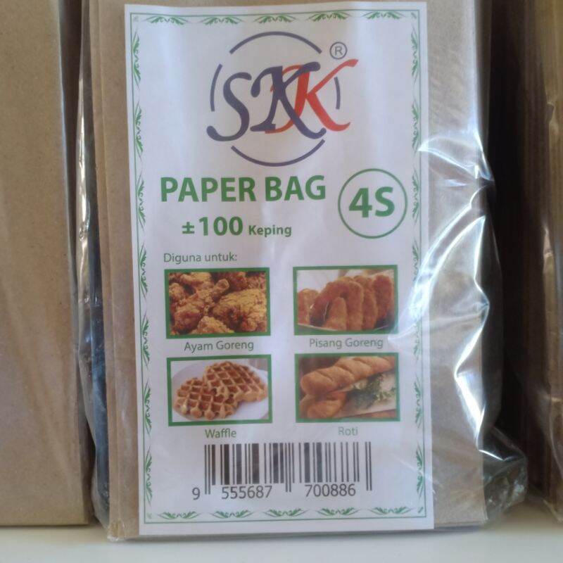 Paper Bag 4s 5s / Kertas Waffle / Disposable Paper Bag / Beg Kertas ...
