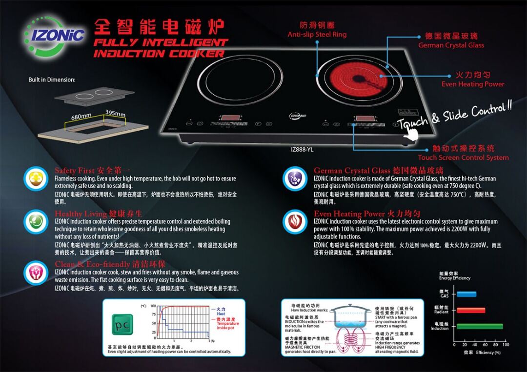 Izonic induction cooker store