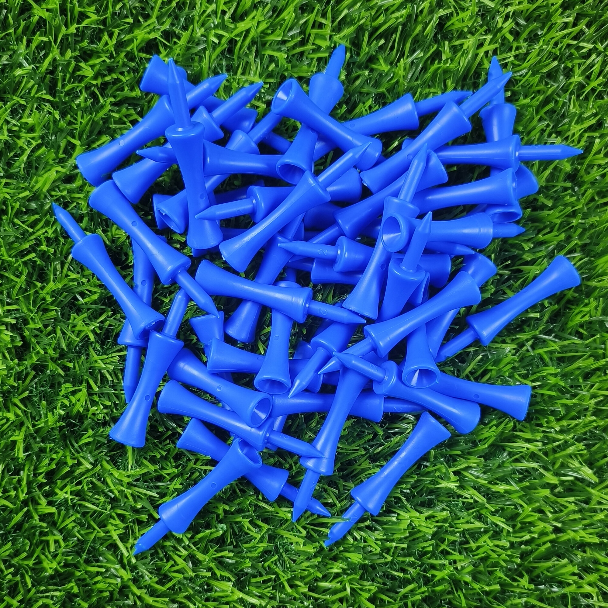 Plastic Golf Tee Pack 50 Pcs Step Down 59mm Golf Tees Colorful For ...