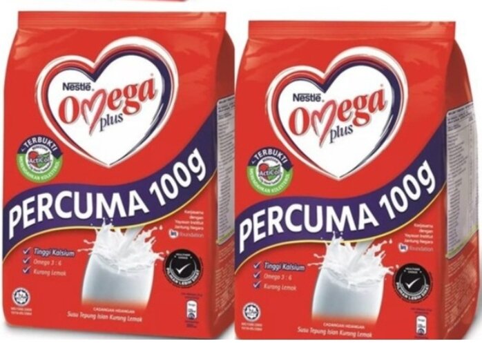 Nestle Omega Plus 1kg (Twin Packs free 100g) Expire: June 2024 | Lazada
