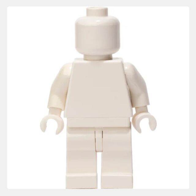 [LM] LEGO Monochrome Minifigure (White) | Lazada