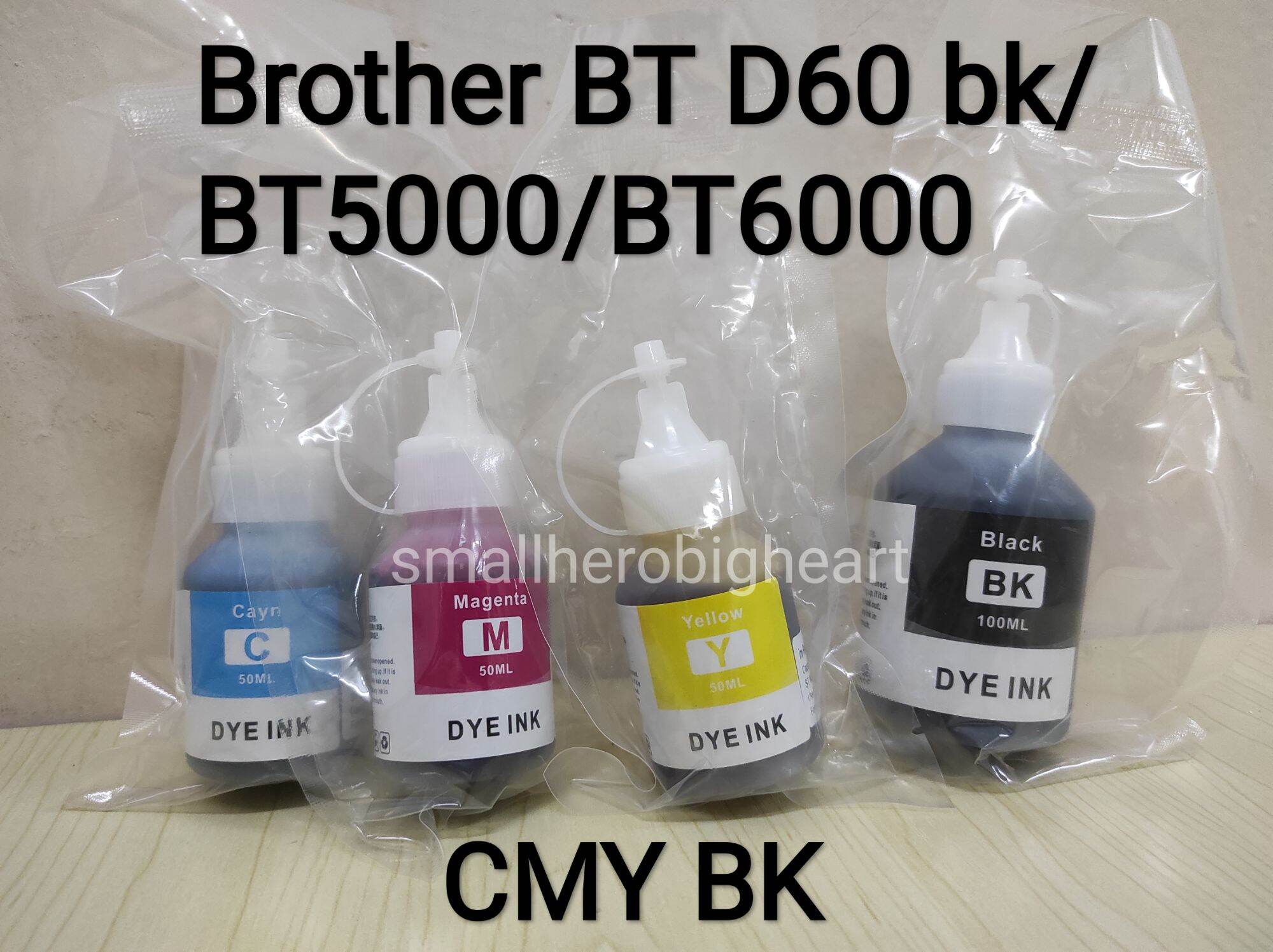 Compatible Brother BT D60bk BT5000 BT6000 refill ink for T310/T510/T700 ...