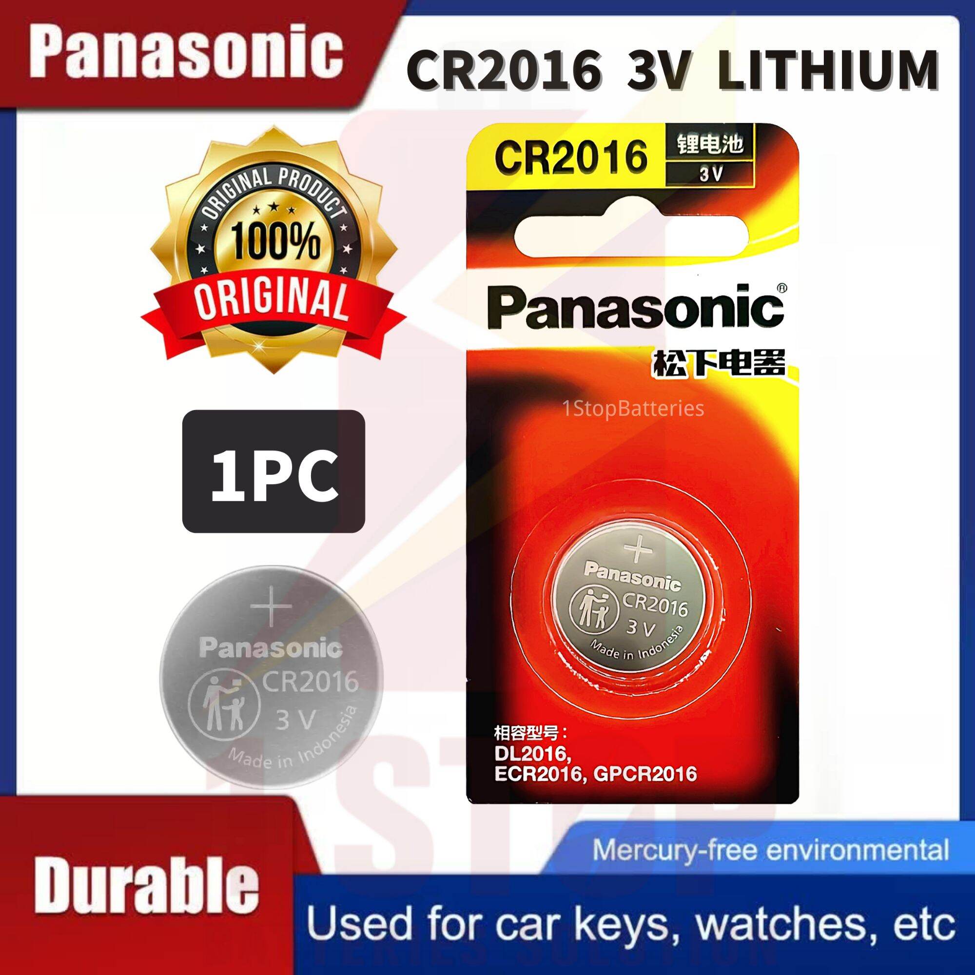 100% Original 3V Lithium Battery (1Card/1pc) CR2016 CR2025 CR2032 CR1220 CR1616 CR1620 CR1632 ...