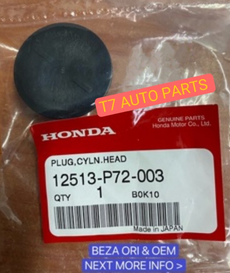 ORIGINAL HONDA CAMSHAFT SEAL CAP + ORING CITY SEL TMO GM6 T9A JAZZ GE ...