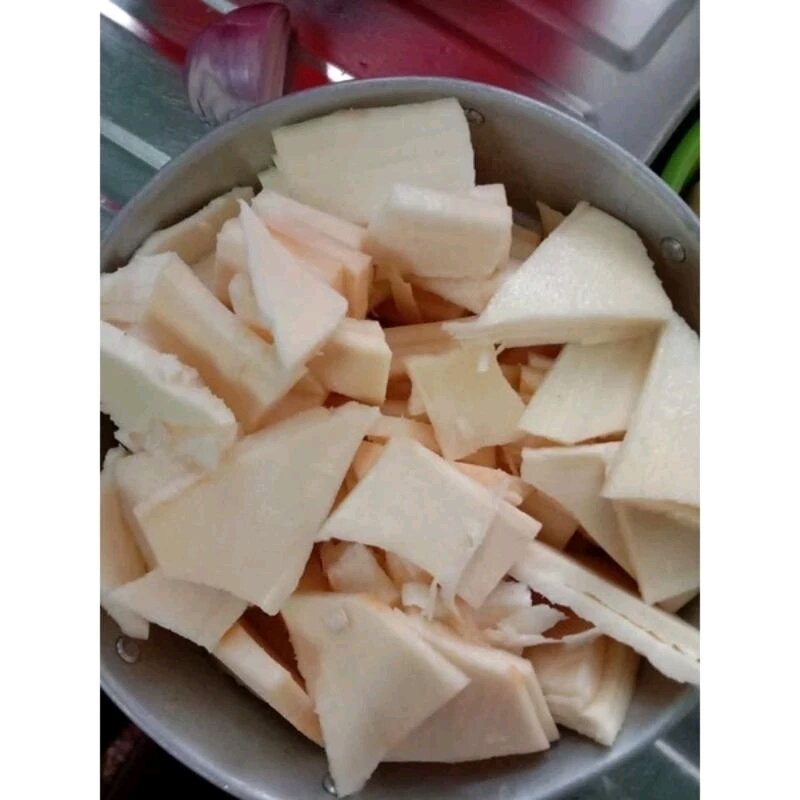 Sayur umbut kelapa muda kampung 1 kg | Lazada