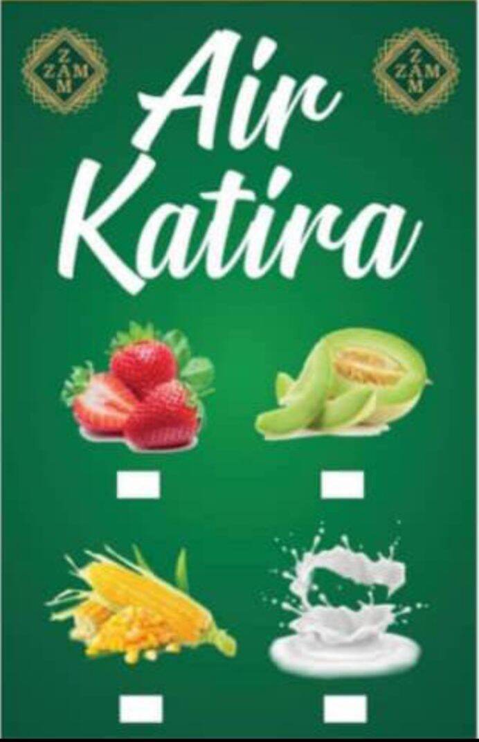 Air Katira 4 Jenis Original,Strawberry,HoneyDew,Jagung | Lazada