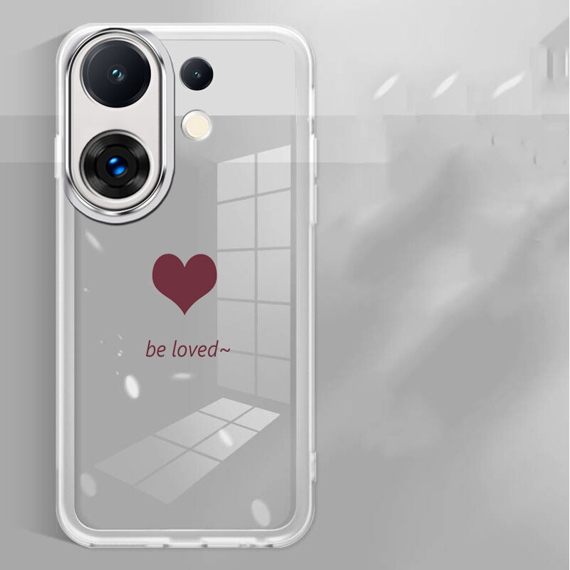 VIVO V60 5G vivo v60 VivoV60 5G Luxury Cute Love Heart Casing Clear ...
