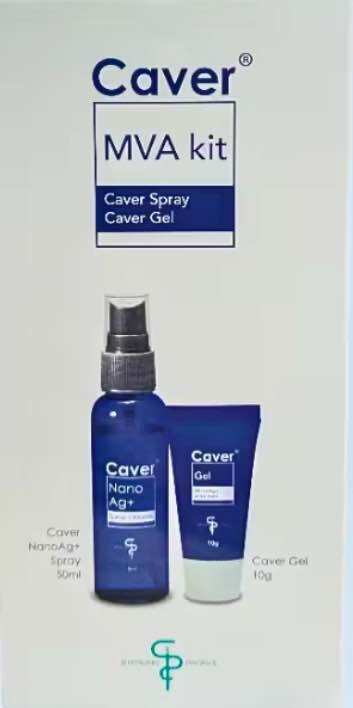 CAVER MVA KIT | CAVER NANOAG+ SPRAY 50ML + CAVER GEL 10G | Lazada