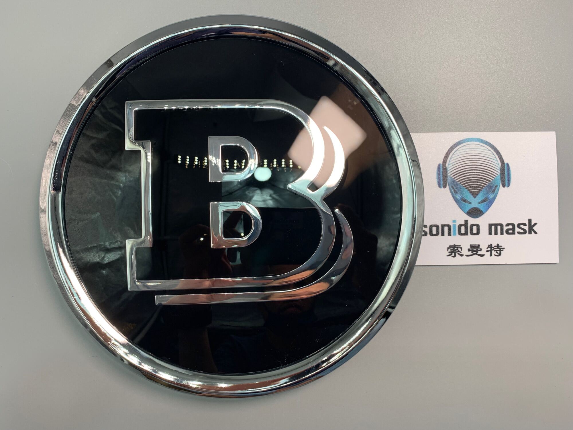 Mercedes Benz Brabus Car Front Center Grille Emblem Badge Decal for C ...