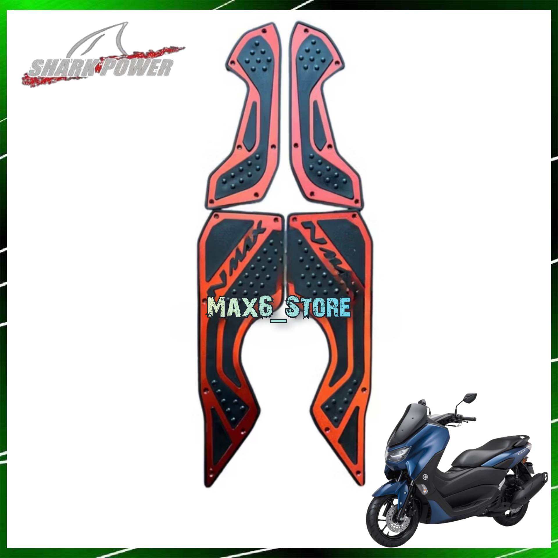 Yamaha NMAX155 V2 New Carpet Pijak Kaki Depan NMAX V2 Premium Footrest ...