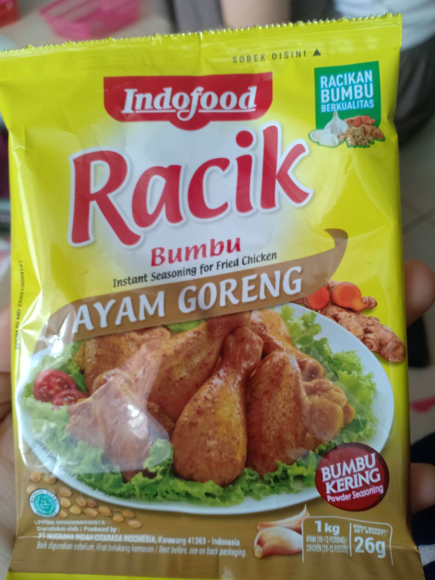 Indofood racik Ayam goreng 1 renceng isi 10 | Lazada