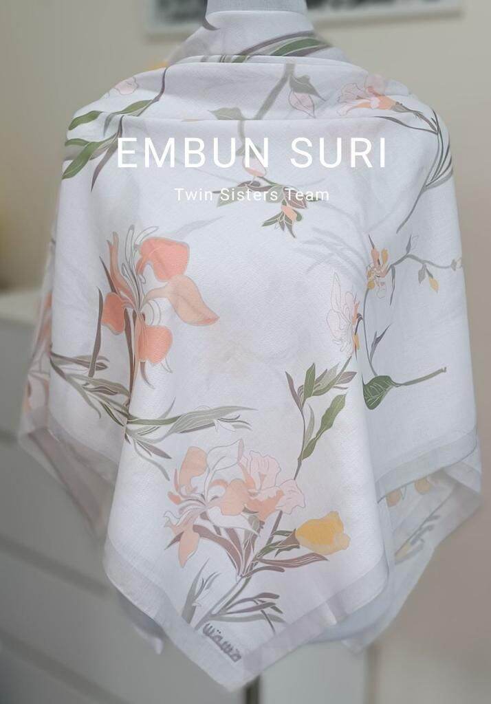 READYSTOK WAWA SCARVES FLORAL EDITION🌷🌷 | Lazada