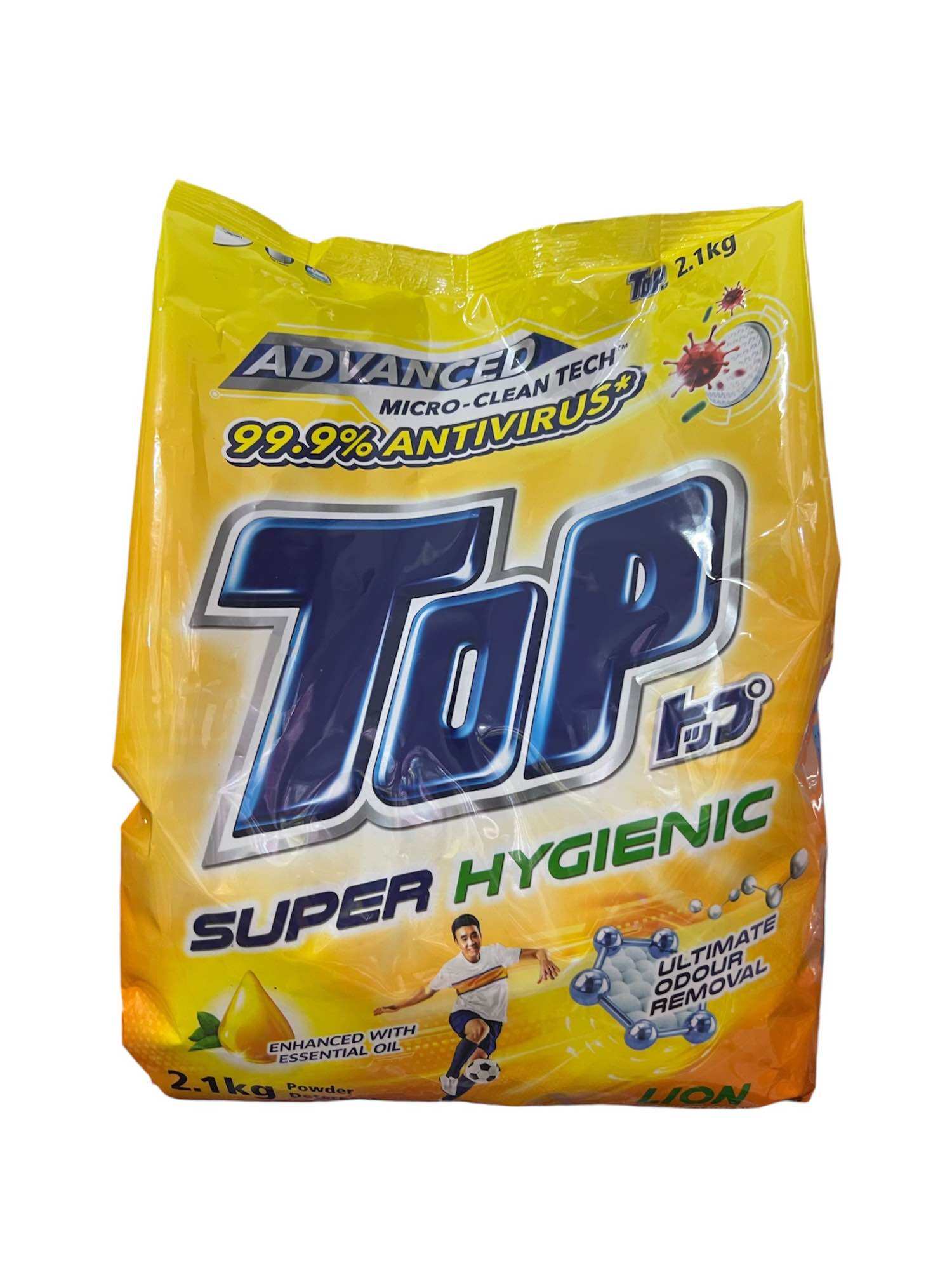 2.1kg Top Micro-Clean Powder Detergent/Sabun Serbuk/洗衣粉(Super Colour ...