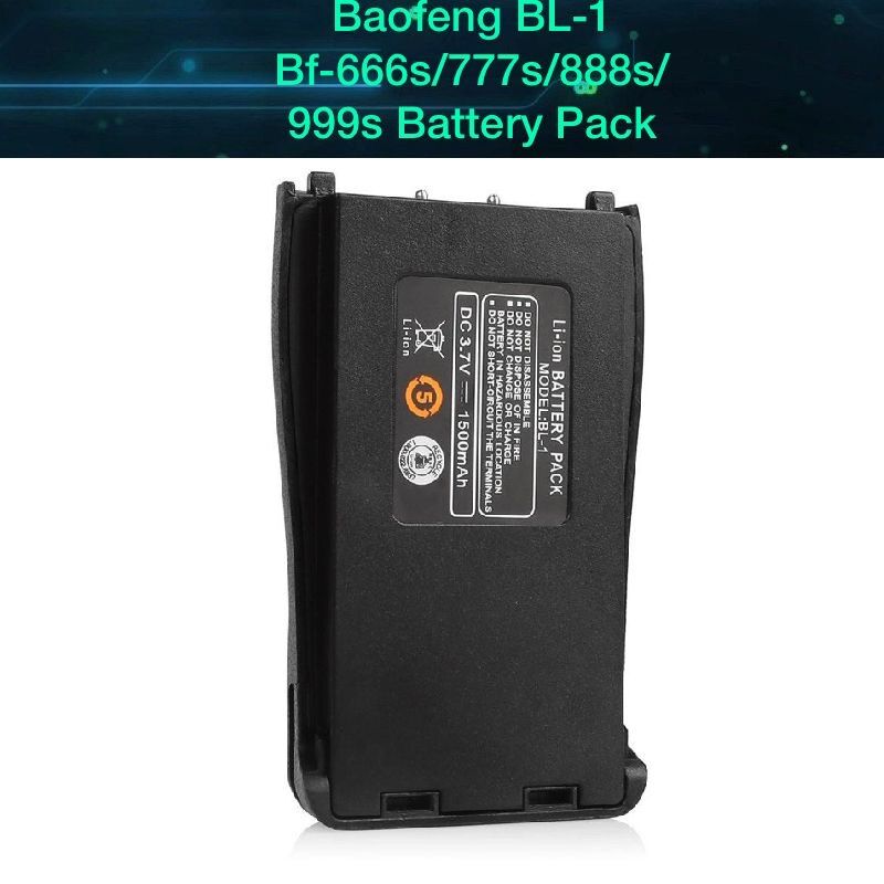 Baofeng BL-1 Bf-666s/777s/888s/999s Battery Pack | Lazada
