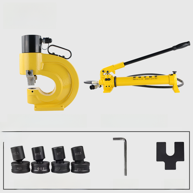 Channel Punching Machine CH-60/70 Hydraulic Punching Machine Copper Bar ...