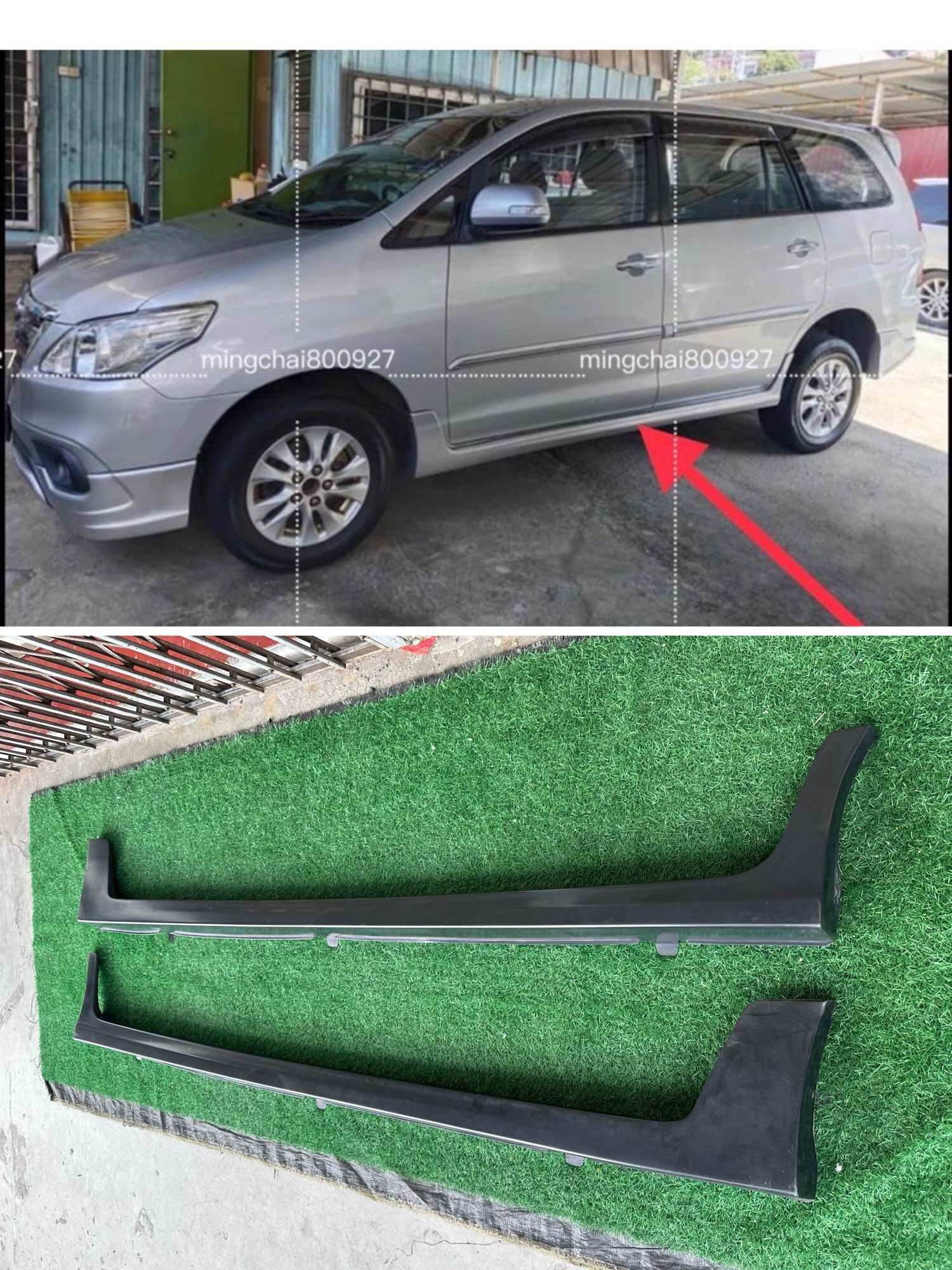 🔥READY STOCK🔥PU7185 TOYOTA INNOVA 2014” FACELIFT SIDE SKIRT OE ...