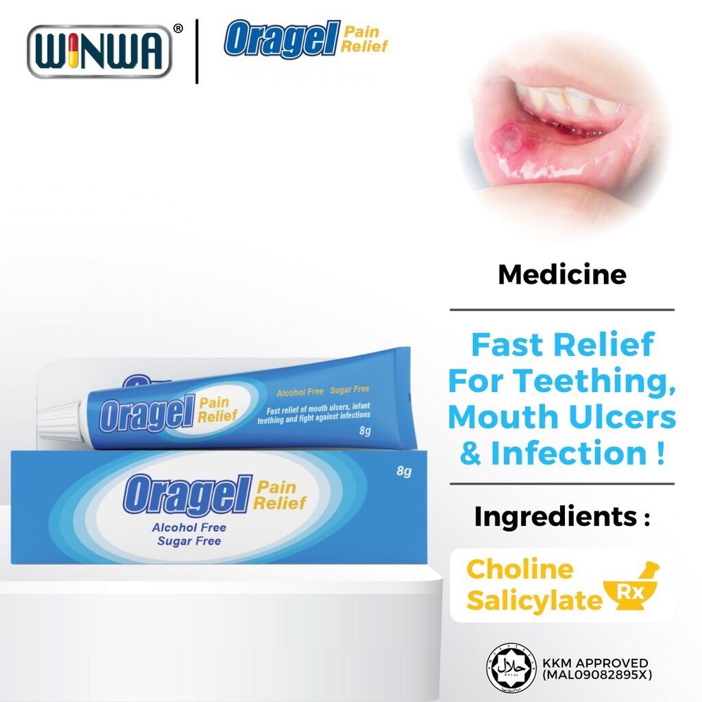 Oragel Pain Relief 8g Mouth Ulcer | Lazada