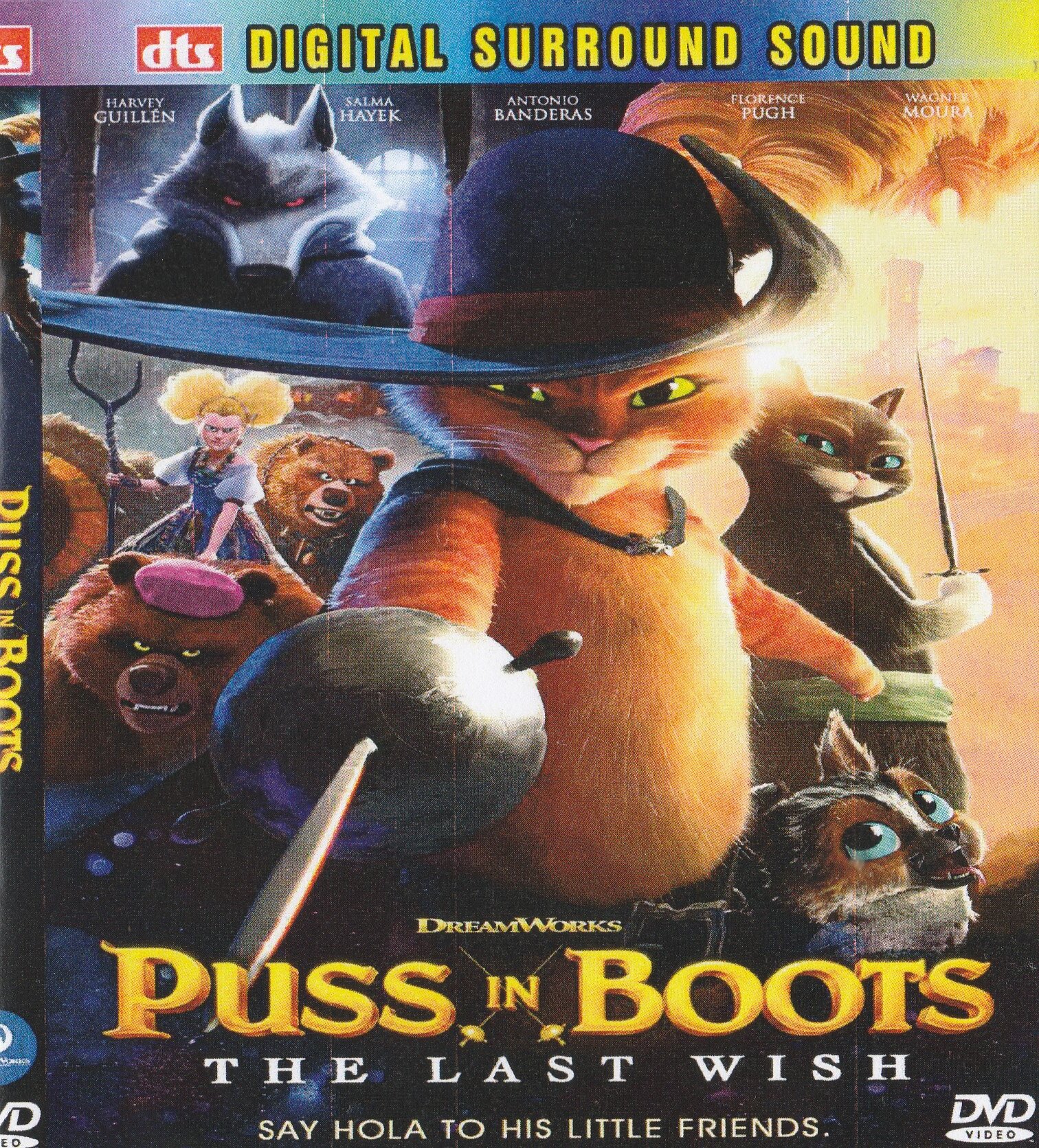 Puss in Boots: The Last Wish (2022) DVD 100% Original | Lazada