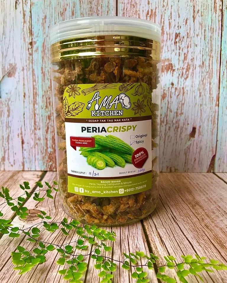 Peria crispy , peria goreng , peria rangup , peria katak goreng , snek ...
