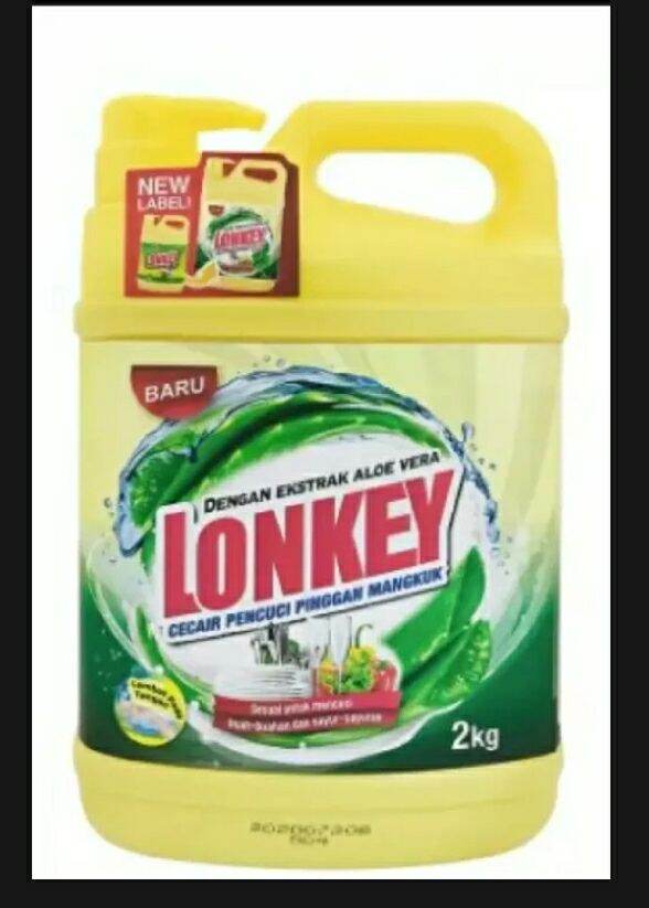 LONKEY Dishwashing Liquid 1.8kg Aloe Vera | Lazada