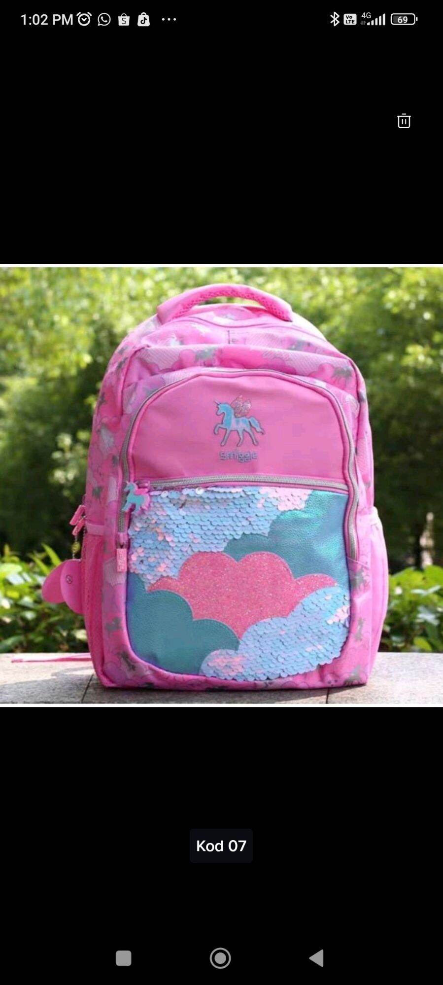 100% ORIGINAL Smiggle primary School Bag Beg sekolah rendah smiggle ...