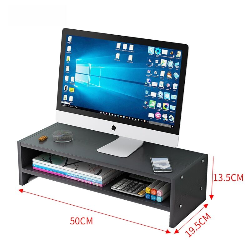 Modern Minimalist Desktop Computer Riser Stand Office Desk Storage ...