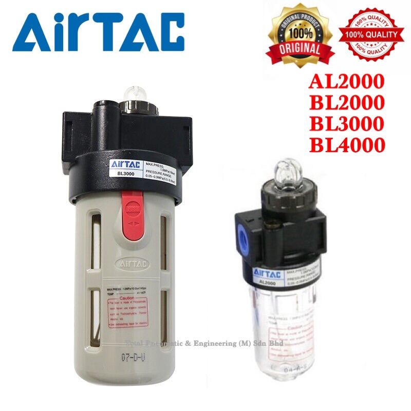 AirTAC AL2000 BL2000 BL3000 BL4000 Air Lubricator Pneumatic Air ...