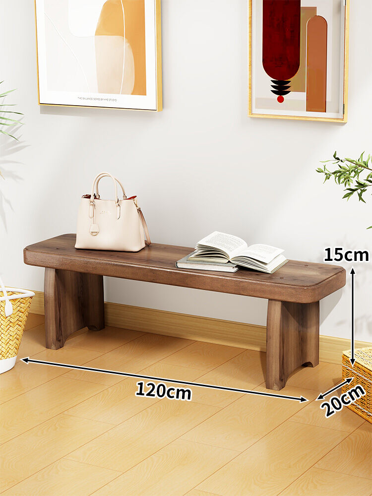 Long Wooden Bench Slipper Bench Rest Bench Changing Room Bench Modern ...