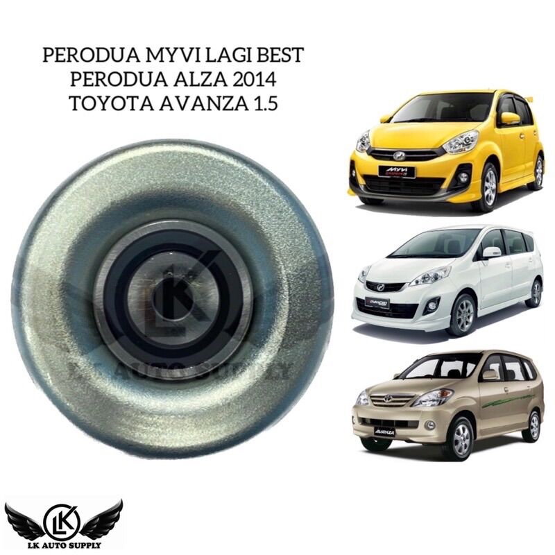 FAN BELT IDLER PULLEY PERODUA MYVI LAGI BEST 1.5 ALZA 2014 1.5 TOYOTA ...