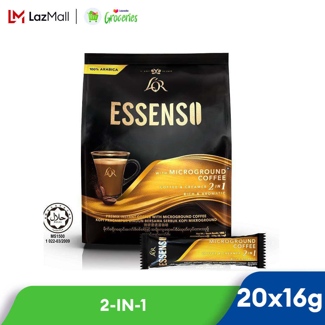 L'OR ESSENSO Coffee & Creamer with Microground Instant 2in1 Coffee (16g ...