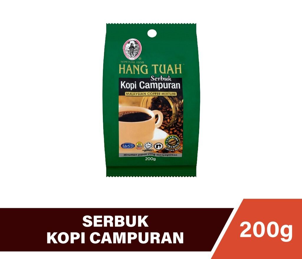 Hang Tuah Serbuk Kopi Campuran 200g HALAL | Lazada