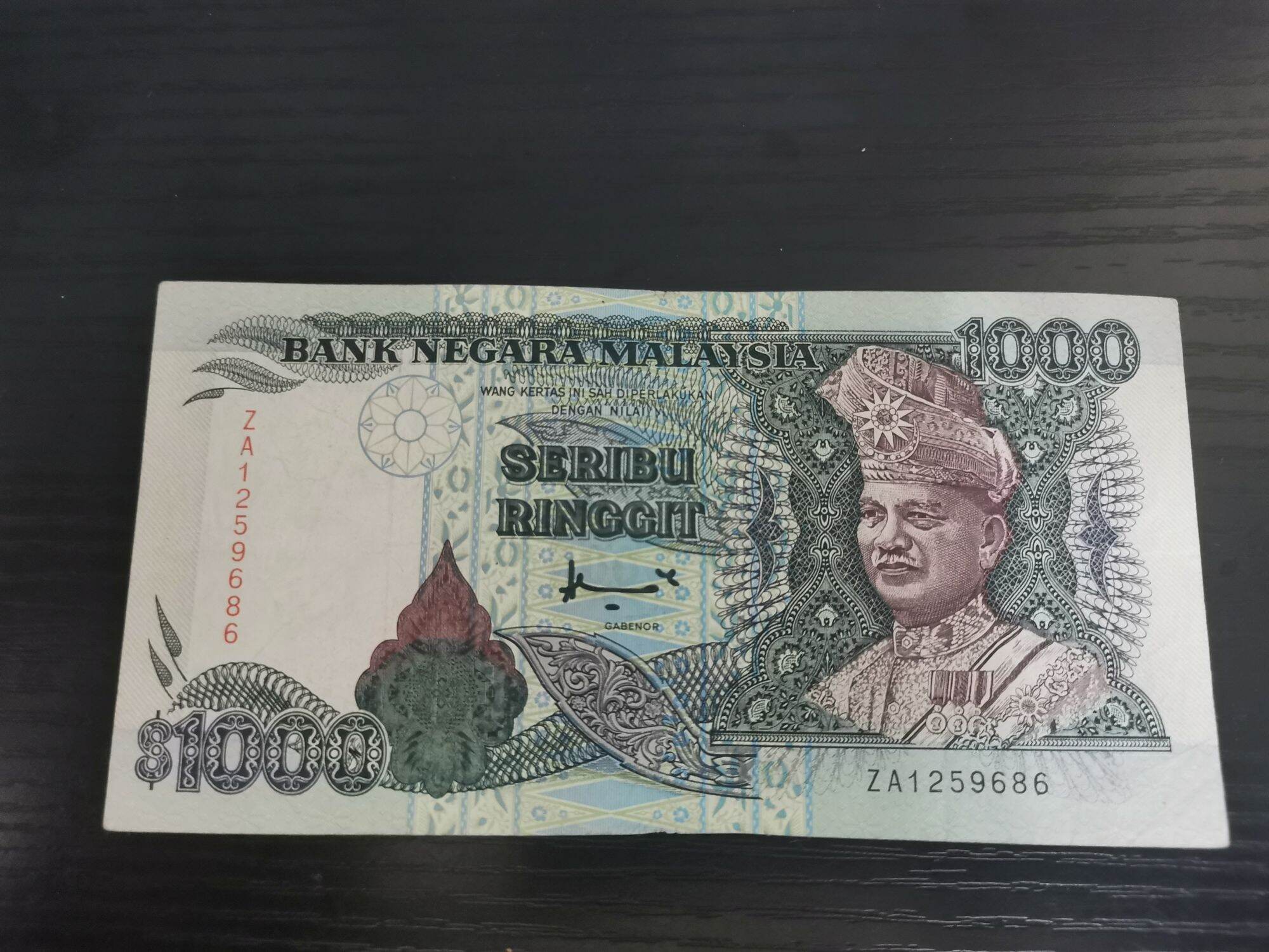 RM1000 siri7 largest Malaysia banknote (ZA1259686) 👍🏻👍🏻👍🏻 | Lazada