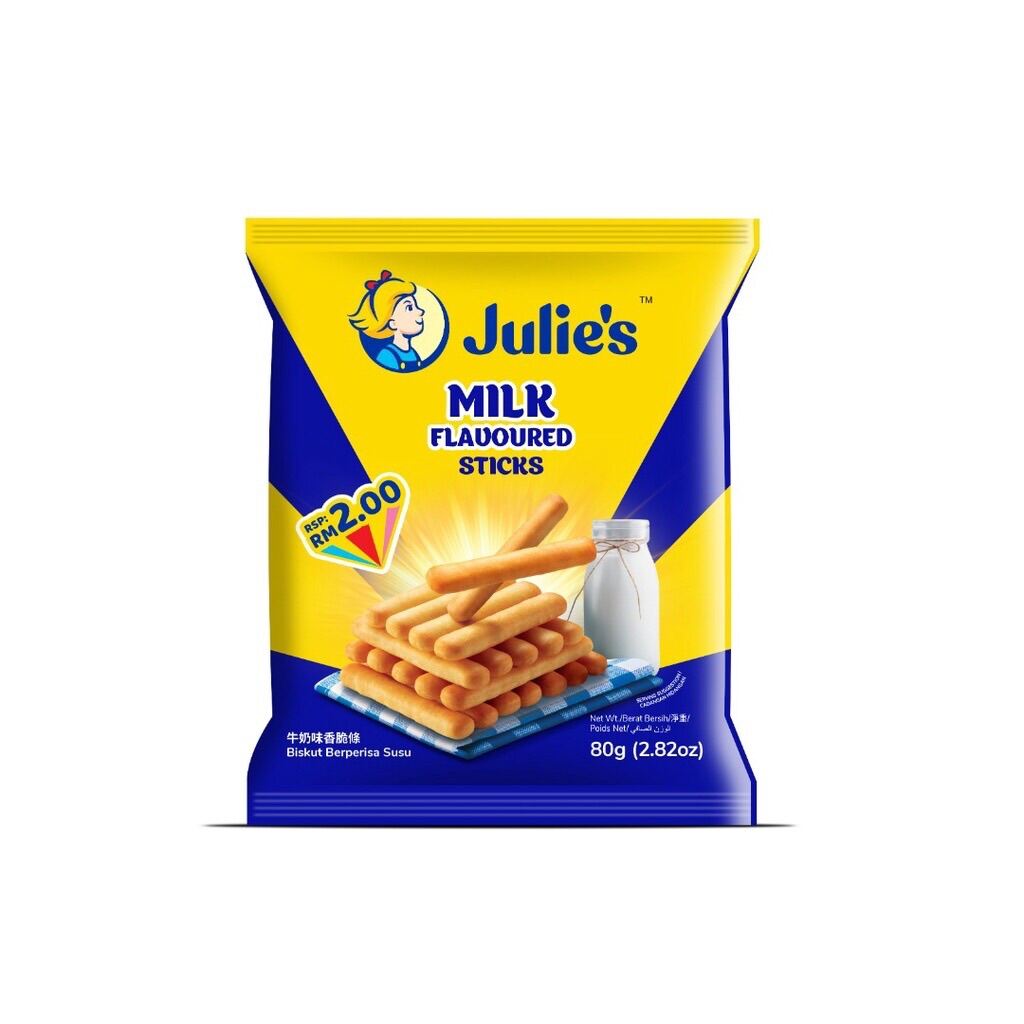 Ready Stock: Julie's Cheese Crackers 160g | Julie's Milk Flavoured ...