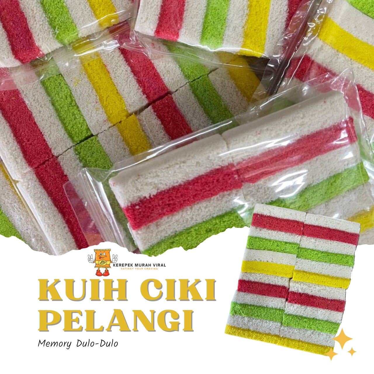 Kuih Ciki Pelangi / Kuih Ciki | Lazada