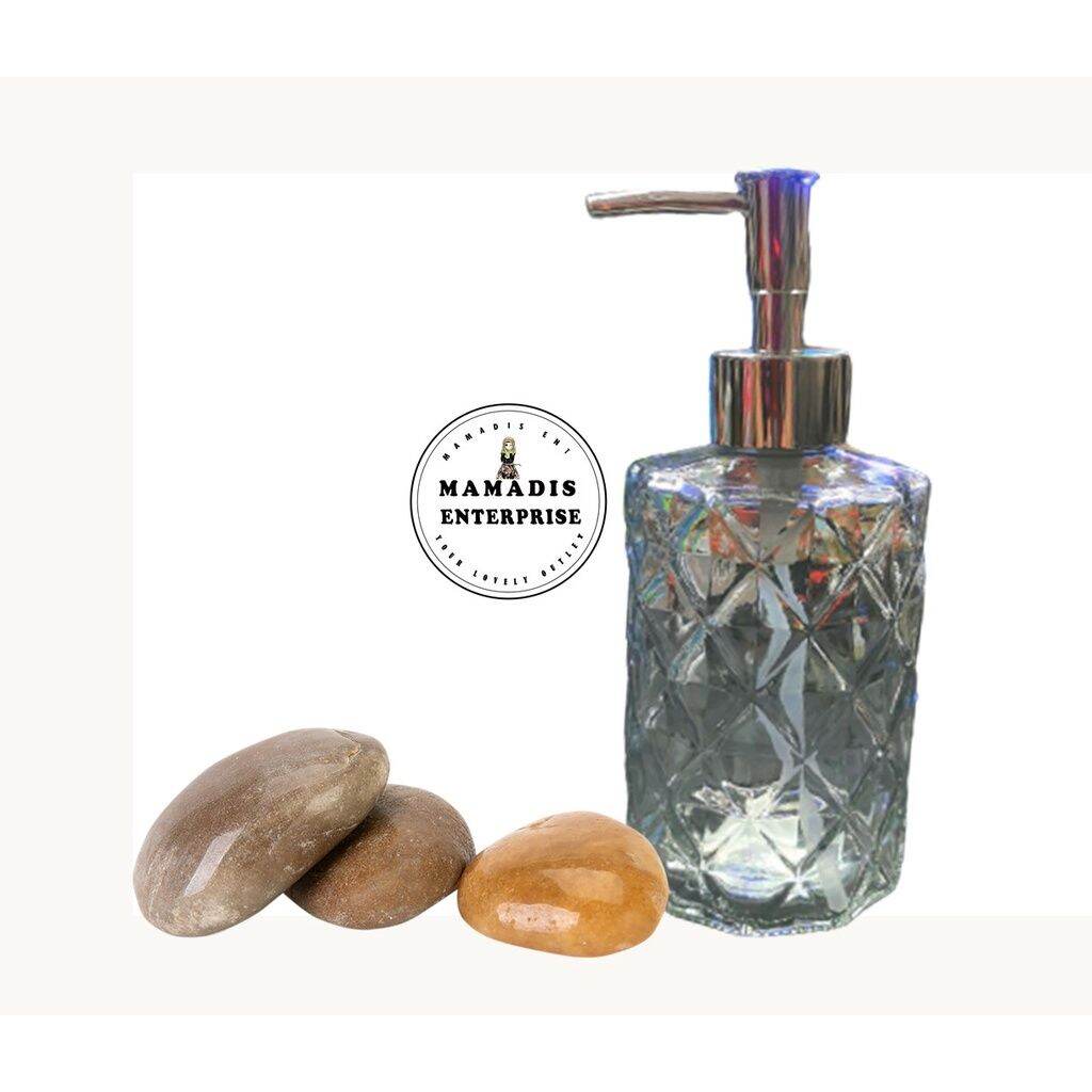 500ML Multipurpose Dispenser / Glass Soap Dispenser / Botol Kaca ...
