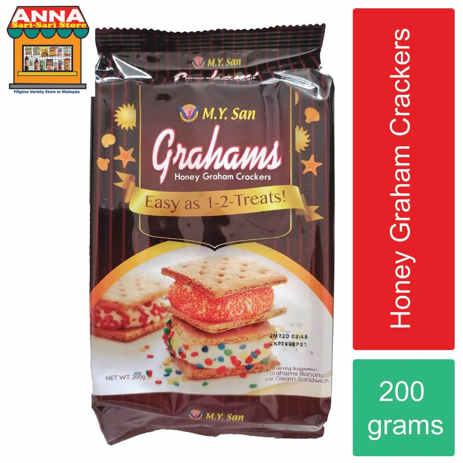 M. Y. San Graham Crackers 200 Grams (HALAL) | Lazada