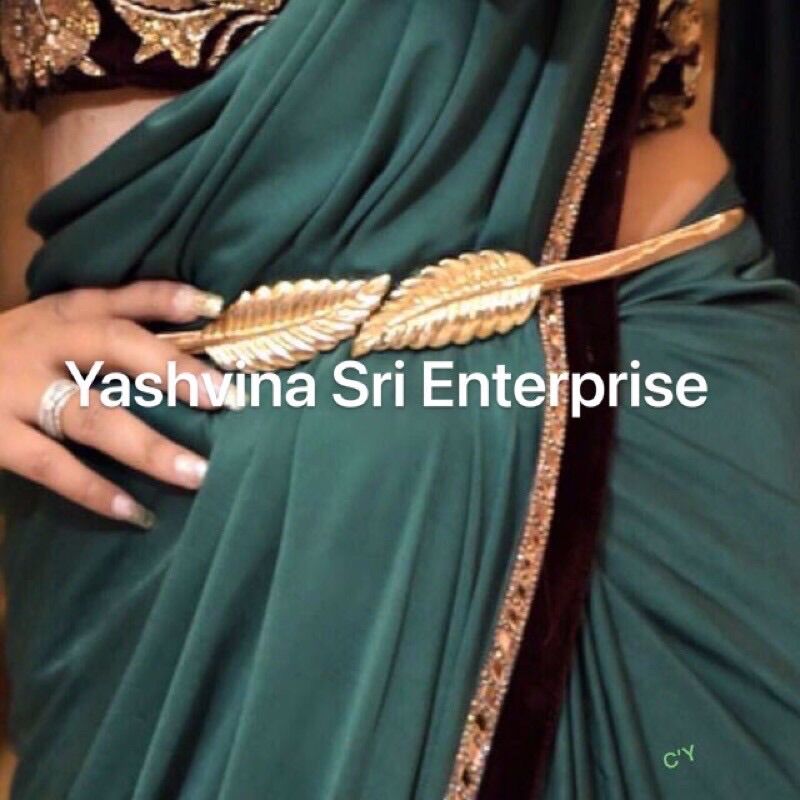 RoMaz Leaf Pattern Hip Chain for Saree | Lazada