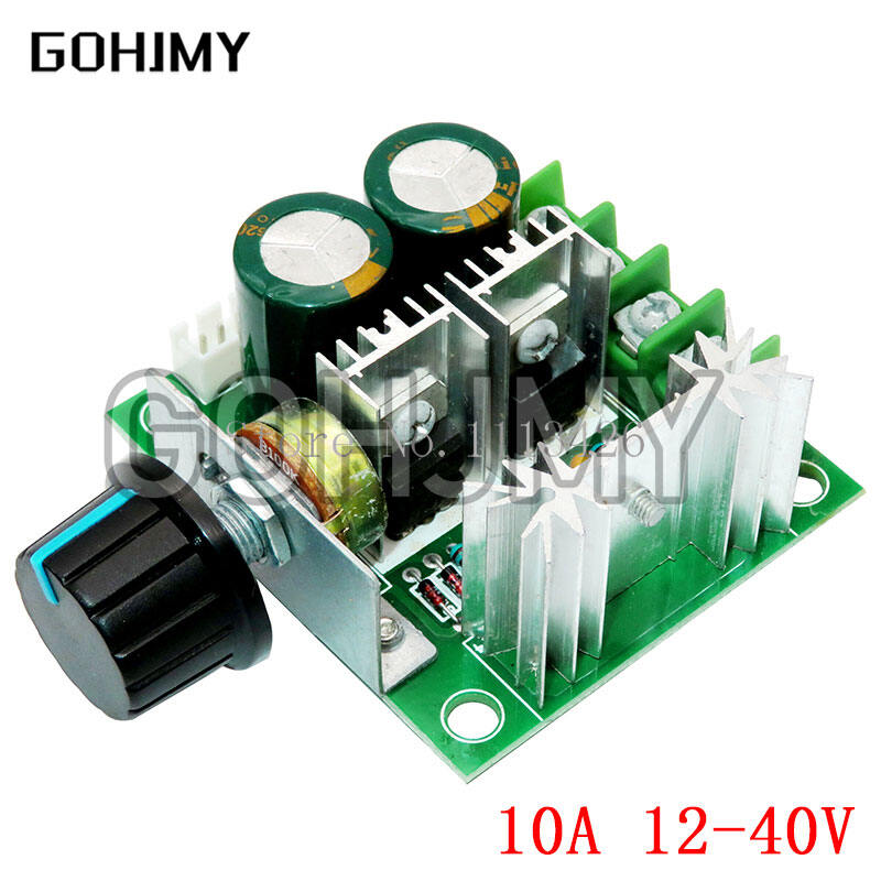 DC motor speed regulator 12V 24V 36V 48V 6-90V High power drive module ...