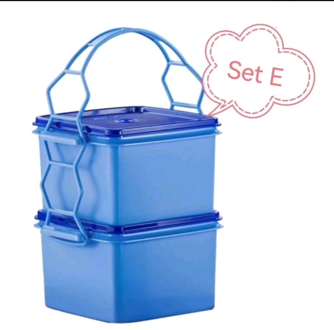 Tupperware Double Deep with Caroline Set | Lazada