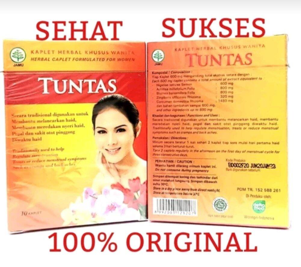 pil TUNTAS terlambat bulan @10capsul | Lazada