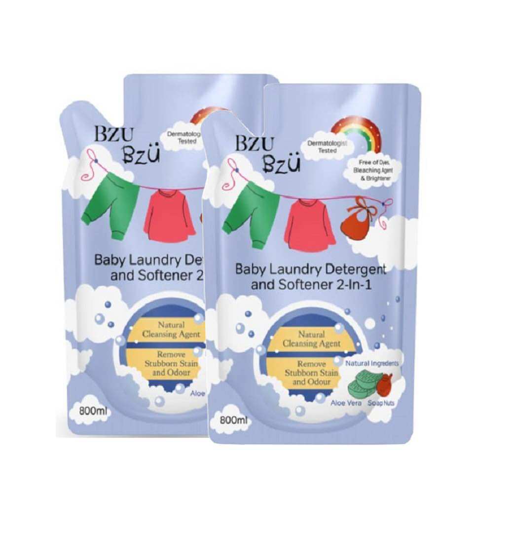 BZU BZU Baby Laundry Detergent & Softener 2-in-1 (1L/ Refill 800ml ...