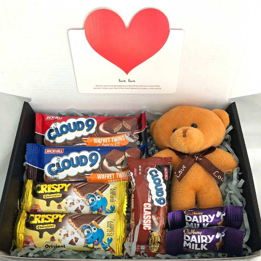 PERCUMA LED LIGHT Chocolate Gift box Hadiah Kotak Coklat Box for ...