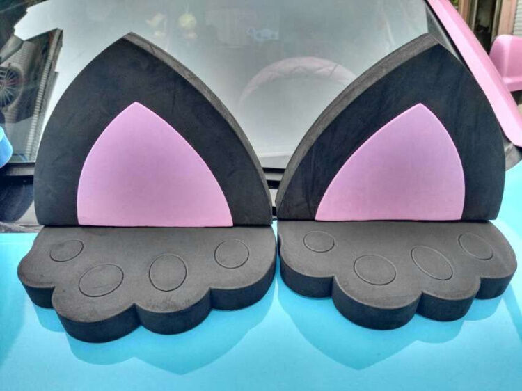 Car Roof Decoration Rabbit Ear Cat Ear Dragon Horn Car Exterior ...