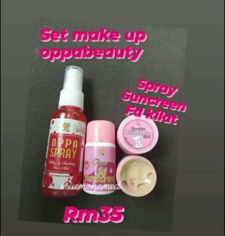 SET MAKEUP FOUNDATION KILAT BY OPPA BEAUTY | Lazada