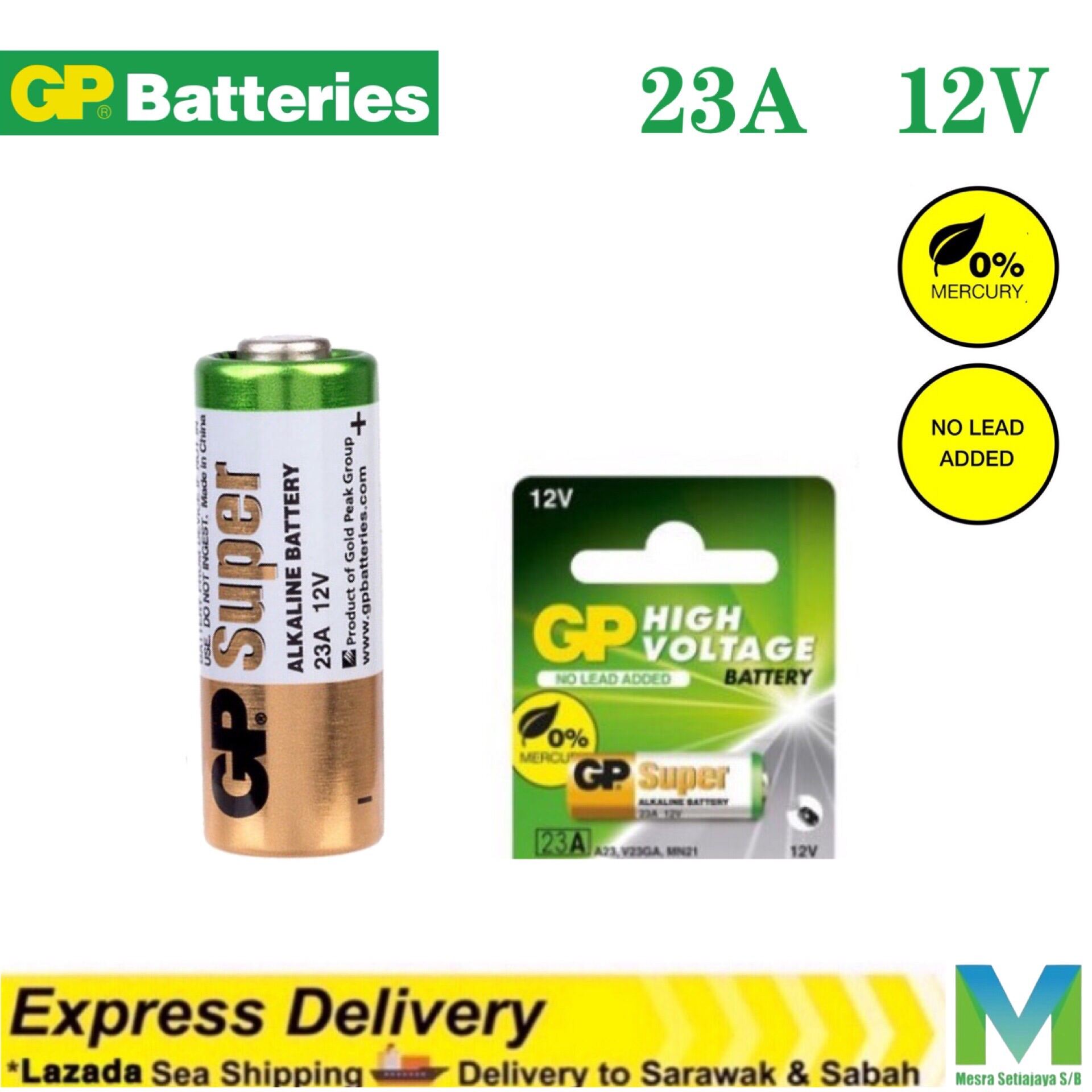 GP 23A 12V High Voltage Alkaline Battery | Lazada