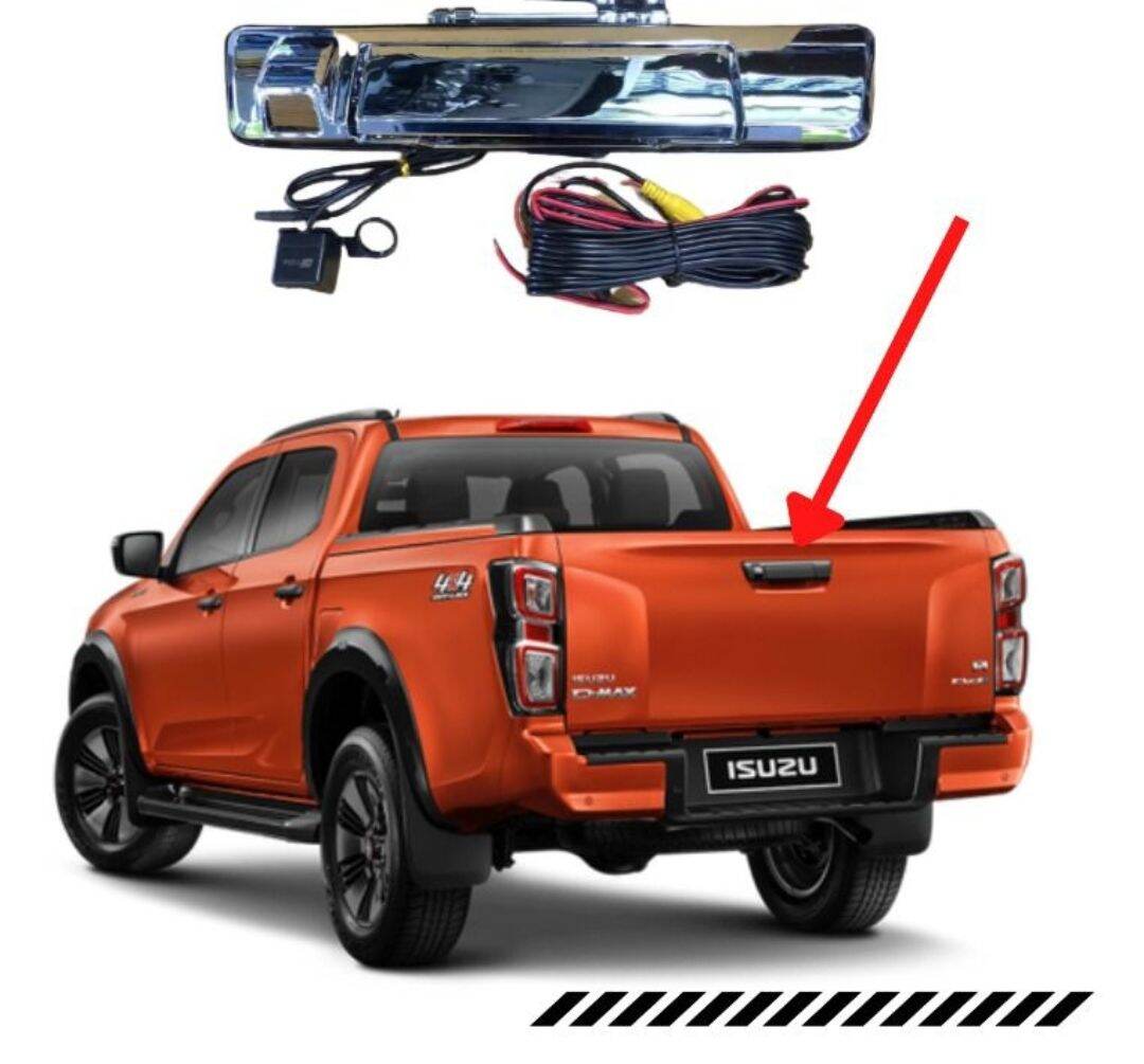 2021 ISUZU DMAX TAILGATE HANDLE WITH REVERSE CAMERA | Lazada